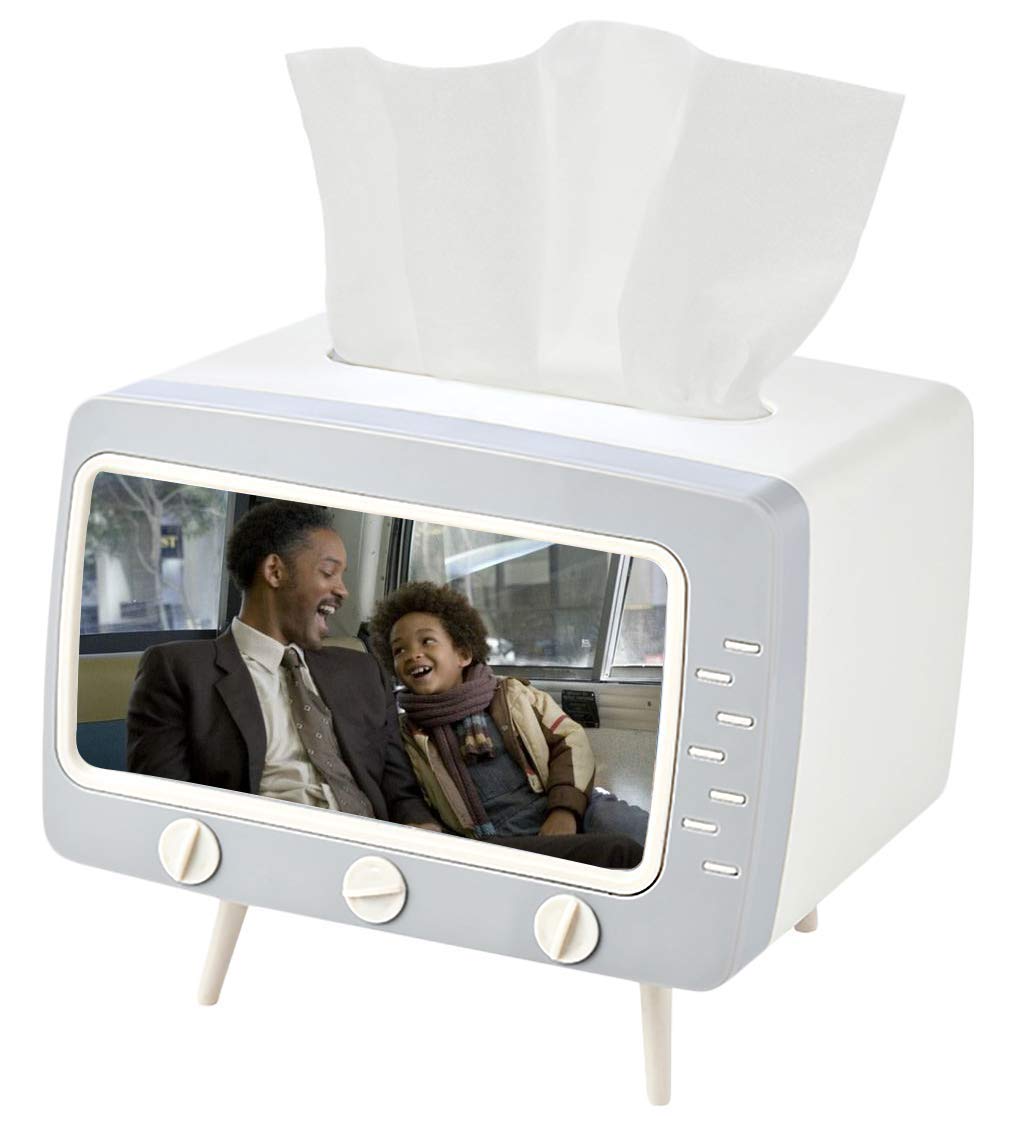 Amazon.com: Lifekisser Facial Tissue Box Holder with Phone Mount, TV ...