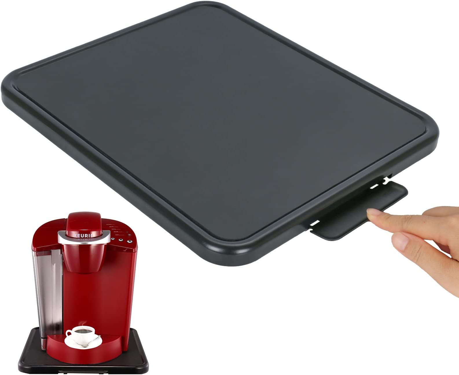 Amazon.com: SICHEER Appliance Sliding Tray Extra Large Rolling Tray ...
