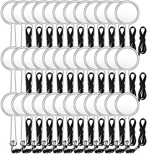 Amazon.com: Xinnun 50 Pack Mini Handheld Magnifier Plastic Magnifying ...