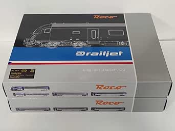 Amazon.co.jp: Roco 74064 74067 CD railjet チェコ鉄道 レイルジェット 7両 : パソコン・周辺機器