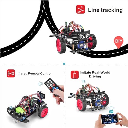 Snapklik.com : Smart Robot Car Kit For Arduino To Learn Programming And Get Hands On Experience ...