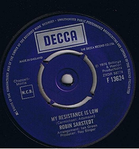Robin Sarstedt - My Resistance Is Low - : Robin Sarstedt: Amazon.fr: CD ...