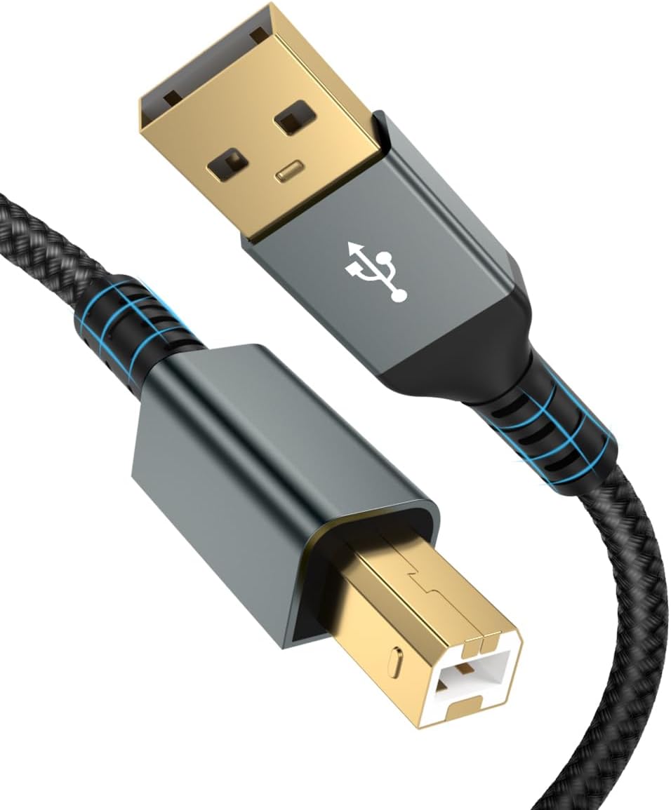 Amazon.com: UGREEN USB Printer Cable - USB A to B Cable, High-Speed ...