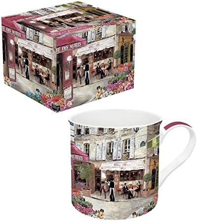 Easy Life COFFRET 1 MUG GEANT 60CL EN PORCELAINE RUE DE PARIS : Amazon ...