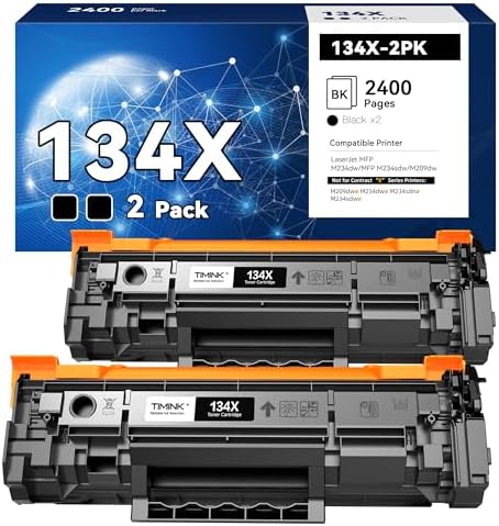 Amazon.com: 134X W1340X Compatible Toner Cartridge Replacement for HP 134 for HP134X for HP-134X ...