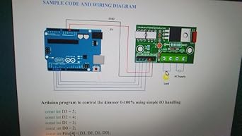 Amazon.com: 110-220V AC Digital Dimmer Module Microcontrollers 16 ...
