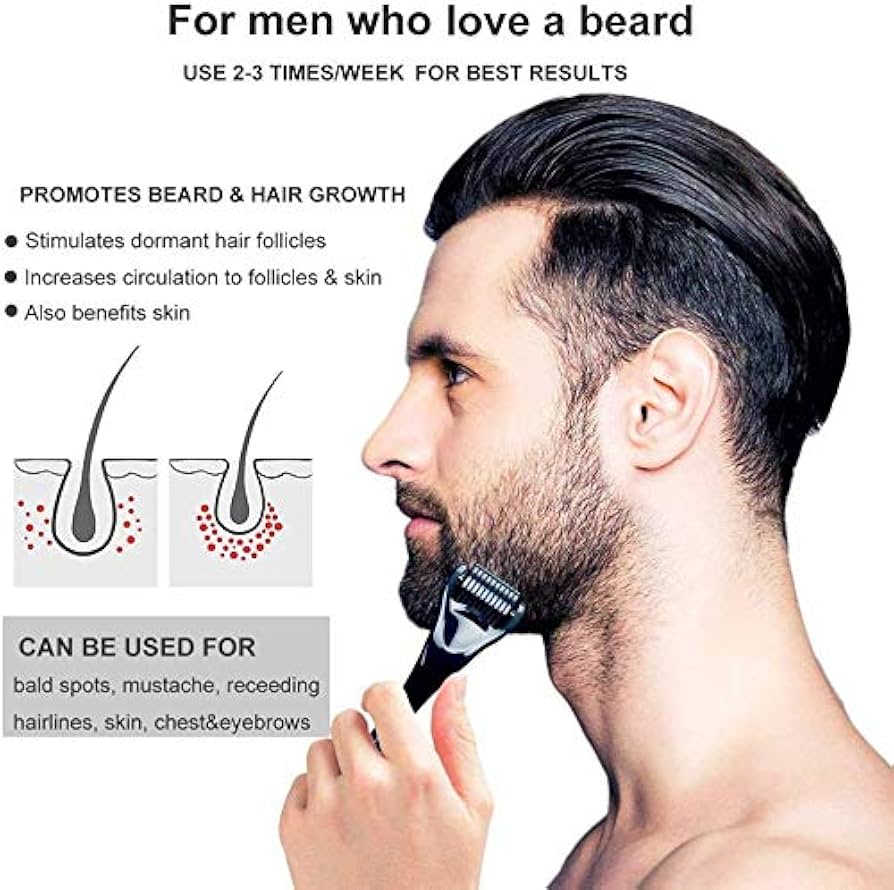 Beard Roller Your Secret Weapon For The Patchy Beard 55 OFF