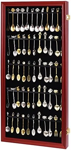Amazon.com: 36 Souvenir Tea Spoon Display Case Rack Wall Mountable ...