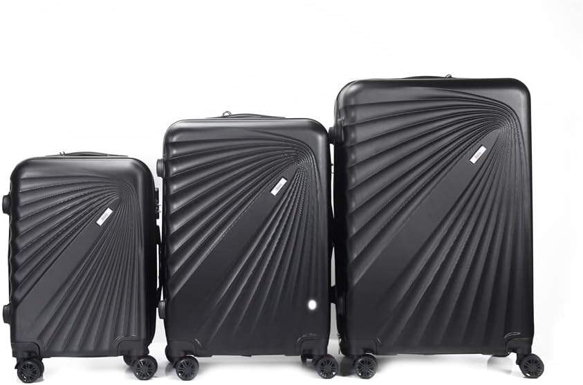 Review Mirage ESTELA Expandable ABS Hard shell Lightweight 360 Dual ...