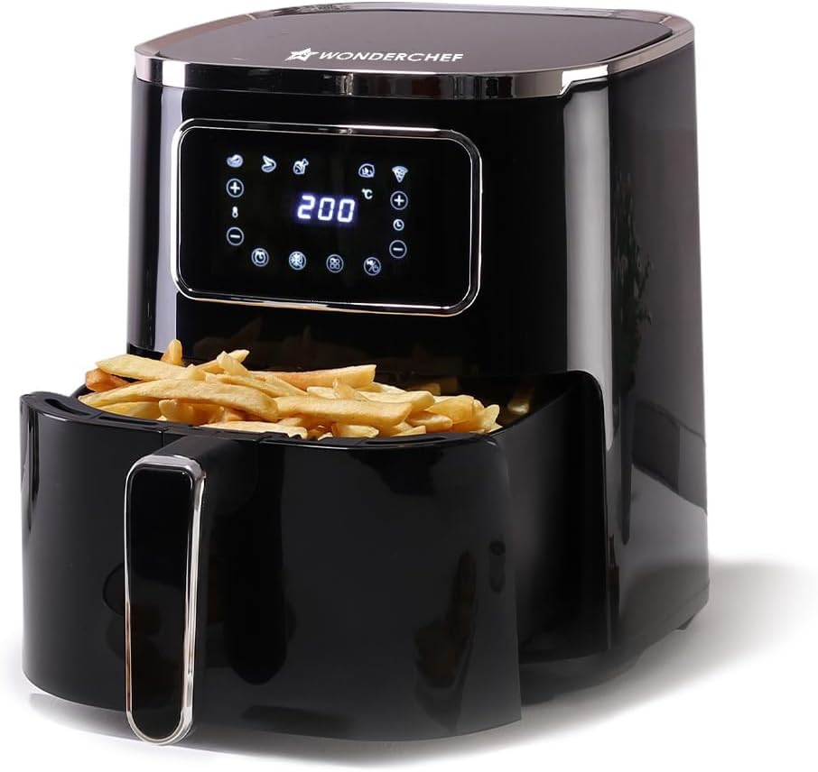 Wonderchef Neo Digital Air Fryer | Rapid Air Technology | 6 Pre-Set ...