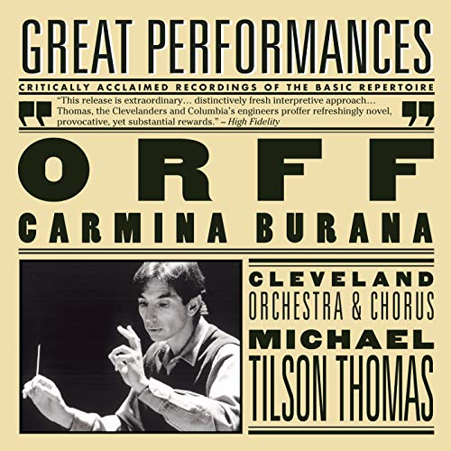 Amazon.com: Orff: Carmina Burana : Judith Blegen, Michael Tilson Thomas ...