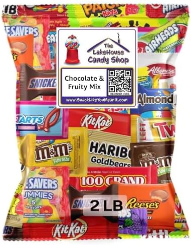 Amazon.com: Bulk Assorted Fruit Chocolate Candy - 2 Pound Variety Pack ...