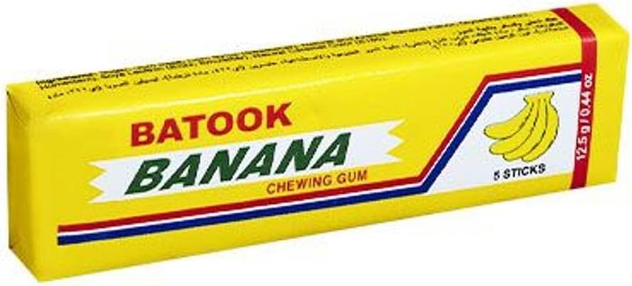 Batook Banana Chewing Gum, 250G - Pack of 1 : Buy Online at Best Price ...