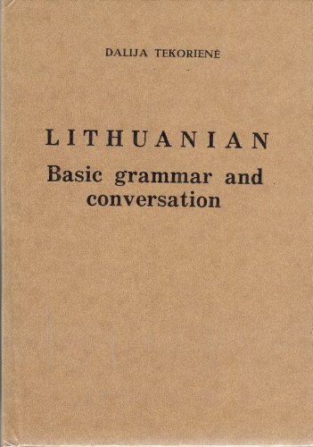 Lithuanian Basic Grammar and Conversation: Amazon.com: Books