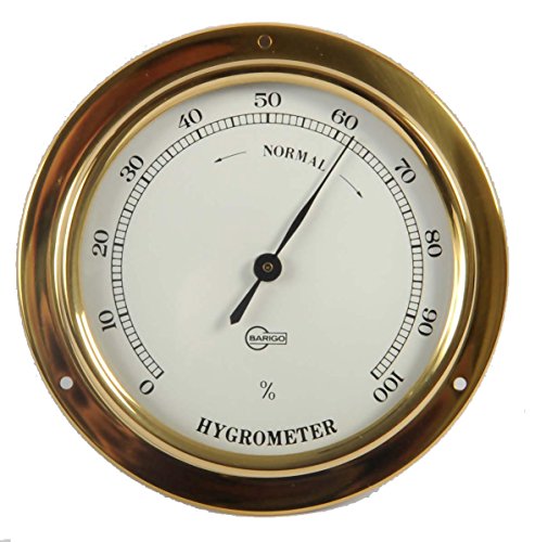 Barigo Tempo S Brass Hygrometer : Amazon.co.uk: Garden & Outdoors