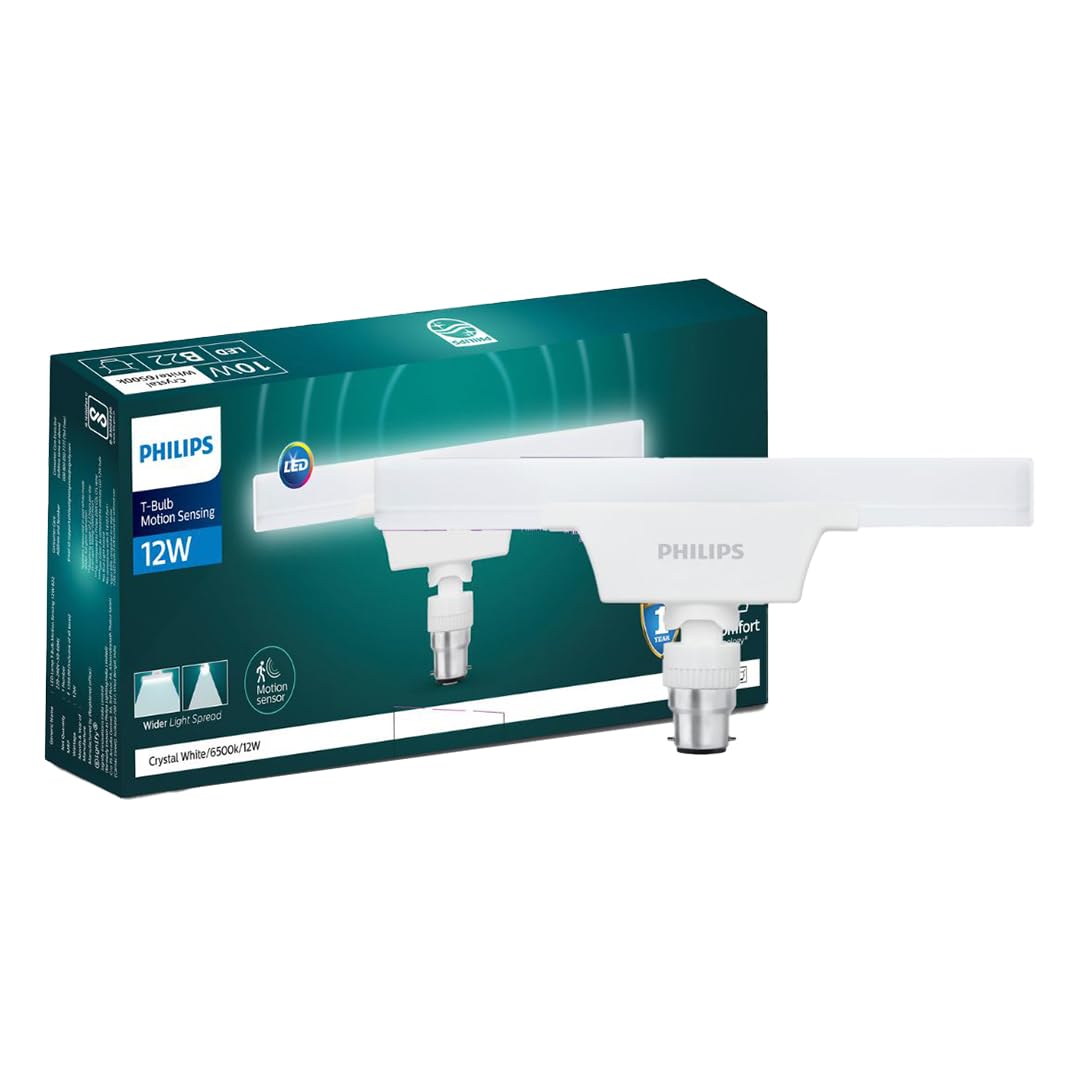 Buy PHILIPS Motion Sensor 12W LED T-Bulb | Motion Sensor Light for Home ...
