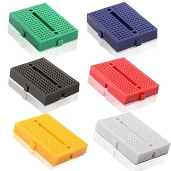 6pcs Solderable Breadboard Mini PCB Board with170 Tie Points SYB-170 ...
