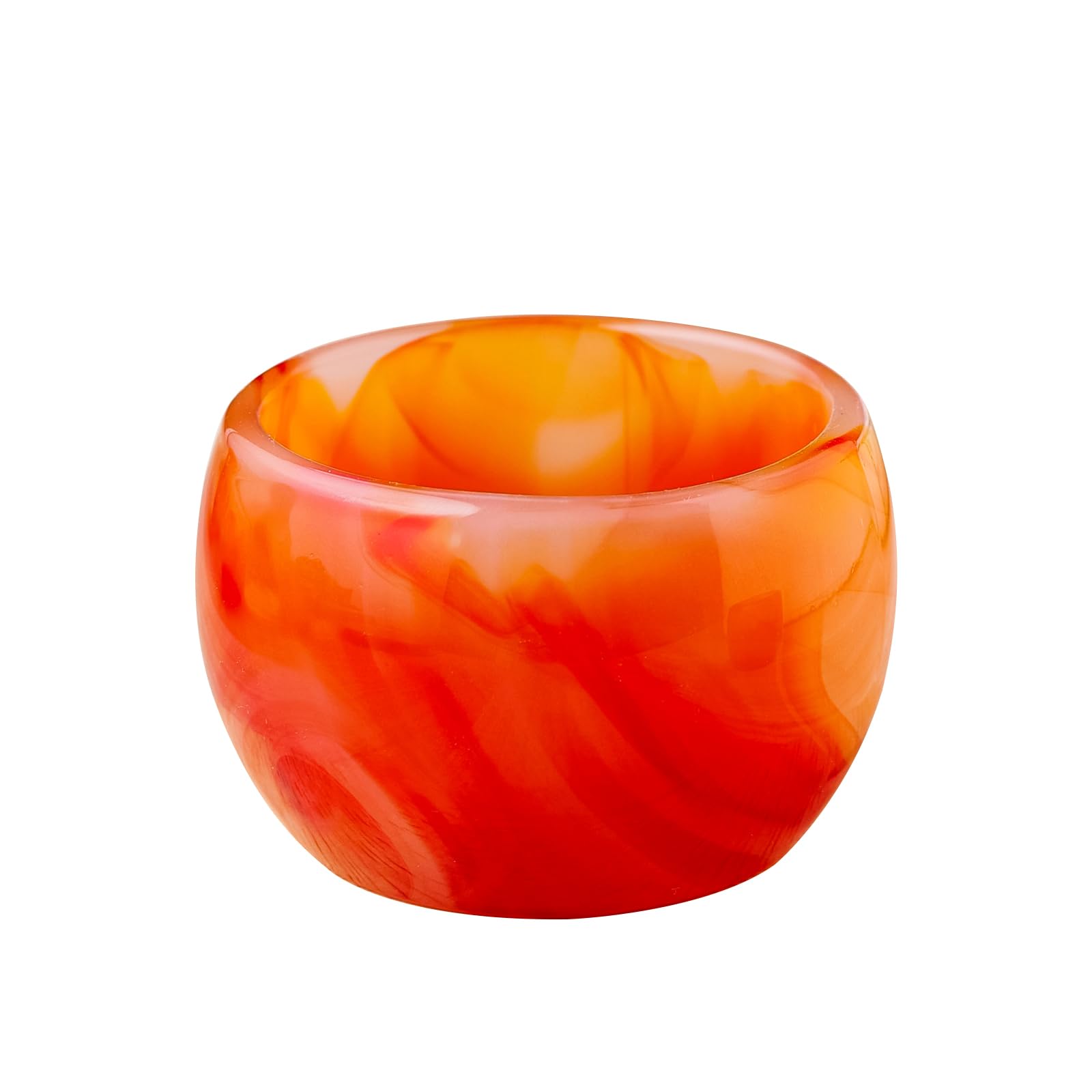 Amazon.com: Runyangshi 1PCS Red Agate Bowl 2.59 inches Crystal Agate ...