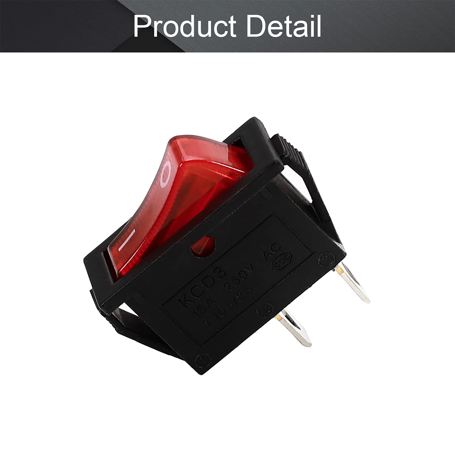 Snapklik.com : 5Pcs ON/Off Boat Rocker Switch 12V 250V/15A 125V/20A 2 ...