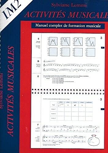 Partition : Activités Musicales, IM2 - Volume 2 - Reliure Spirale ...