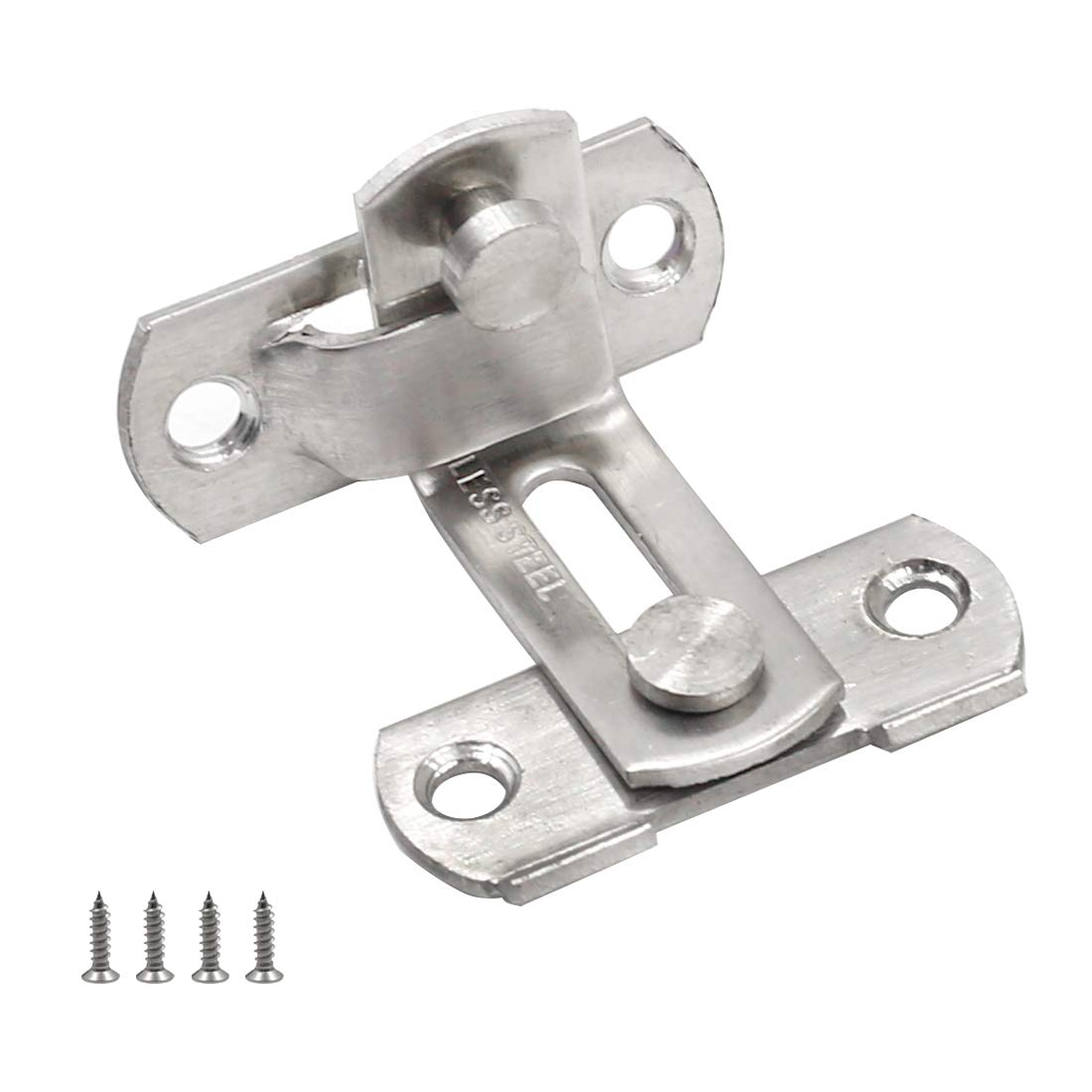 Buy Eilumduo 5Pcs 90 Degree Stainless Steel Flip Latch, Sliding Door ...