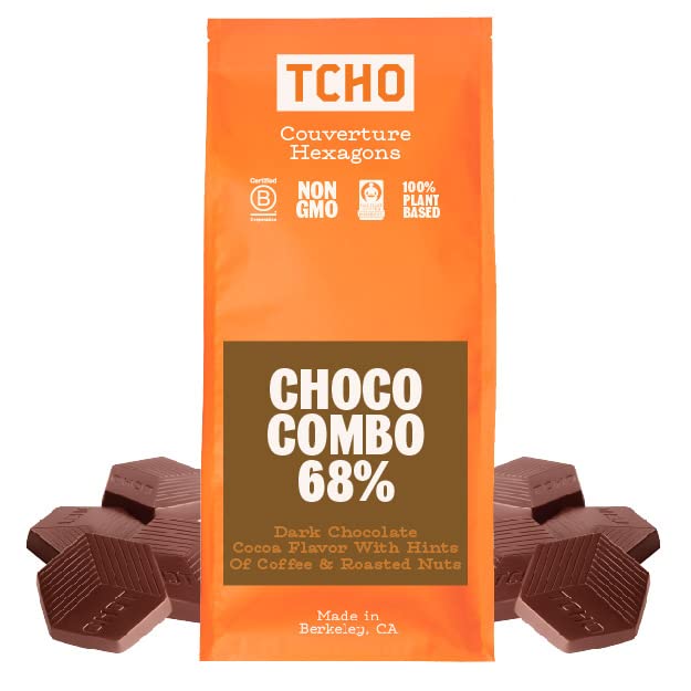 Amazon.com : Choco Combo 68% TCHO Baking Chocolate Couvertures | 6.6 ...