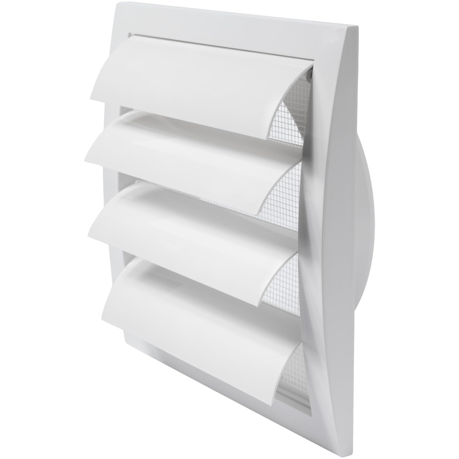 Amazon.com: White Exhaust Hood Vent 6'' Inch with Built-in Pest Guard ...