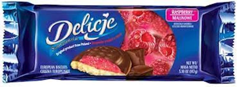 Amazon.com: E.Wedel Delicje - Soft Biscuit Topped with Chocolate (2Pack ...