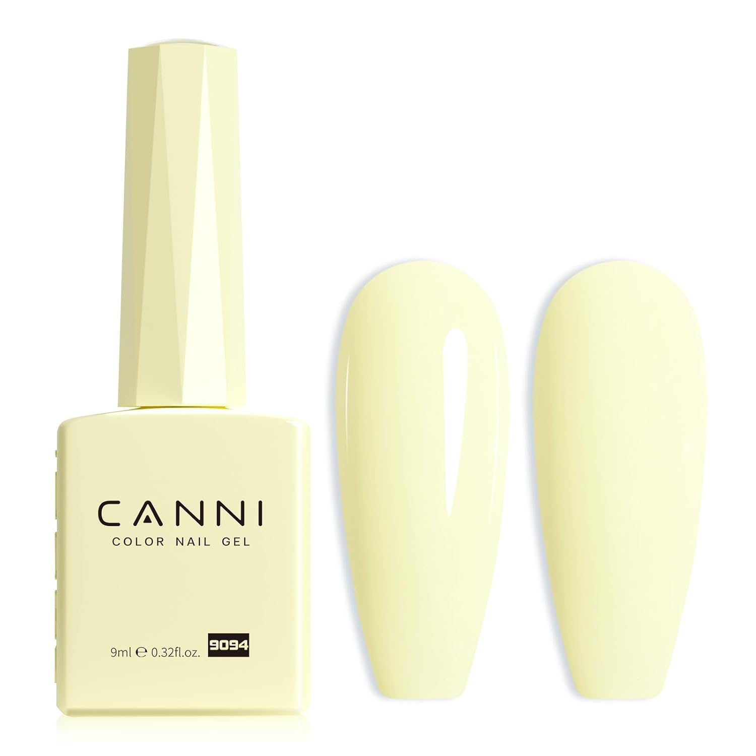 Amazon.com: CANNI Pastel Yellow Gel Nail Polish, 1Pcs Light Yellow Gel ...