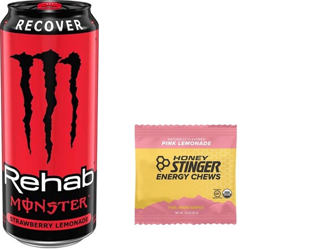Amazon.com : Monster Rehab Strawberry Lemonade 15.5 ounce (Pack of 12 ...