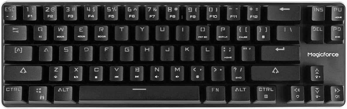 Amazon.com: Mechanical Gaming Keyboard Brown Switch 68-Keys Wired ...
