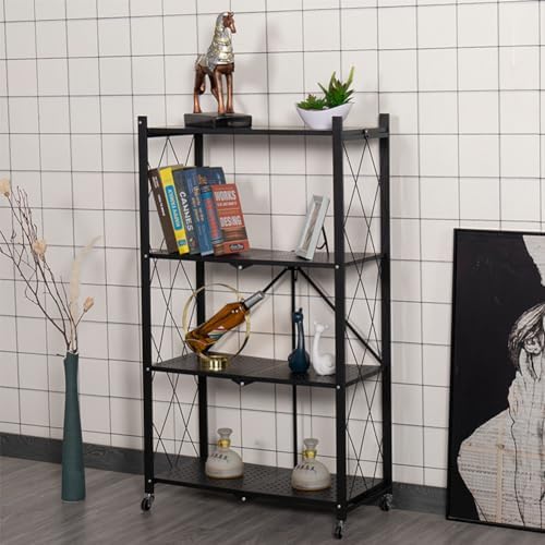 Amazon.com: Jurbnlp 3-Tier Multipurpose Folding Shelf Storage Shelves ...