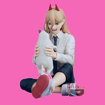 Amazon.co.jp: Prize Chainsawman Power & Mico Figure : Toys & Games