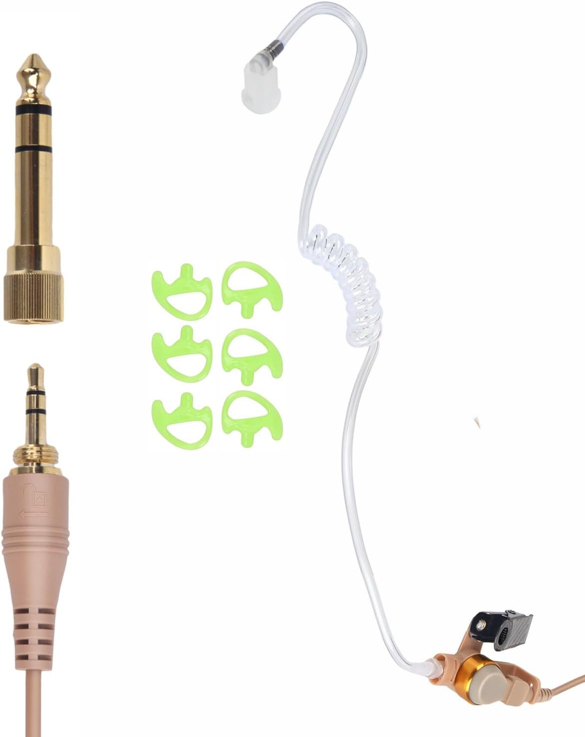 Amazon.com: IFB Earpiece 3.5mm Kit Anchor/Broadcaster in Ear Monitor ...