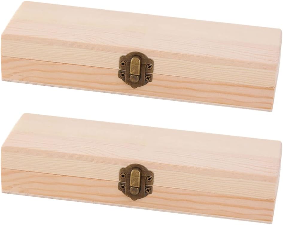 Amazon.com: Creative Hobbies® Unfinished Wooden Pencil, Pen, Stash ...