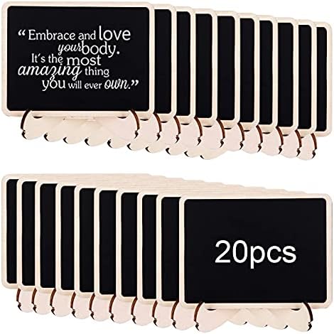 20 Pcs Mini Chalkboard Signs with Stand, Food Signs for Party Buffet ...