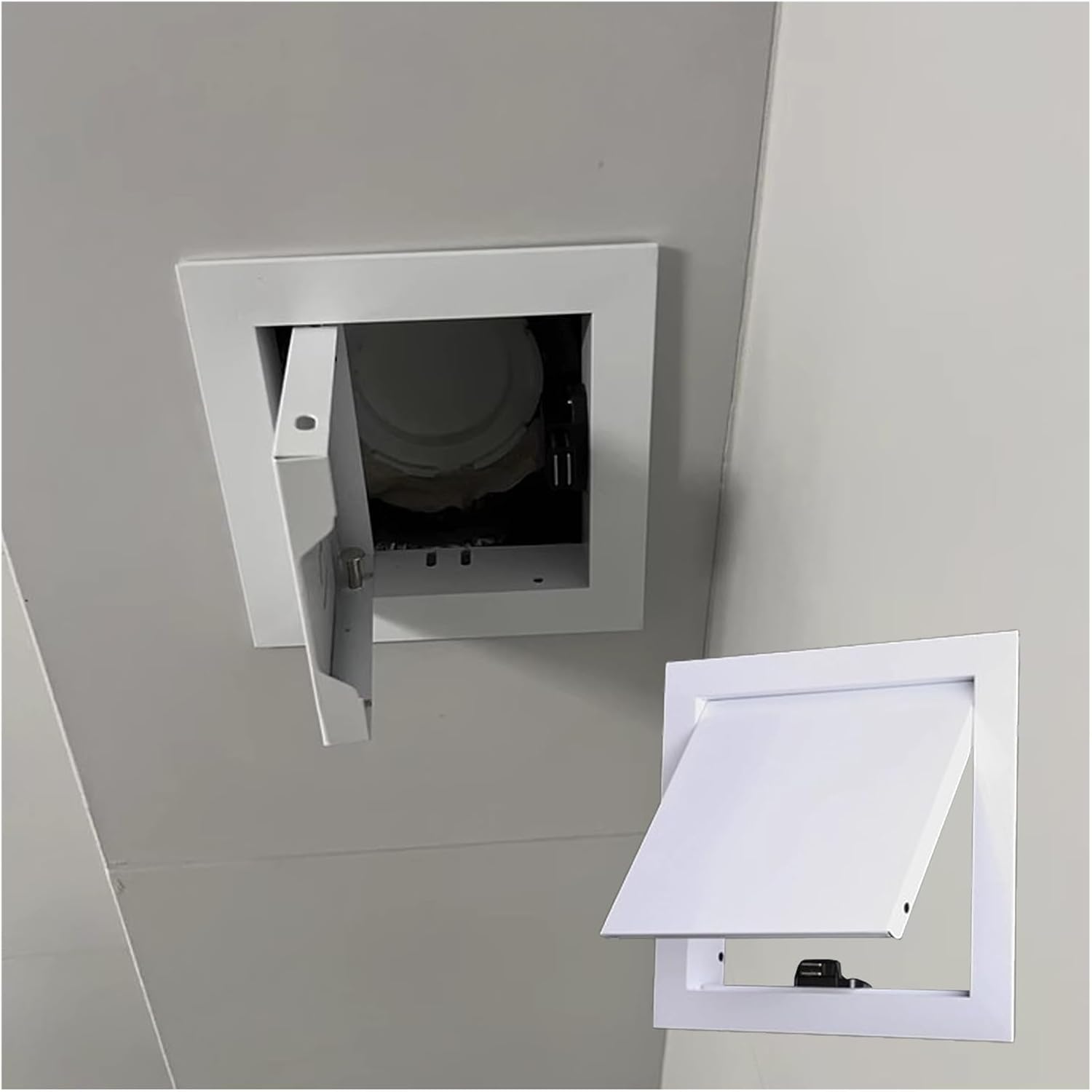 Amazon.com : 1pcs White Hinged Access Panel for Drywall - Inspection ...