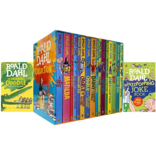 Roald Dahl Collection 18 Books Set Inc The Enormous Crocodile ...