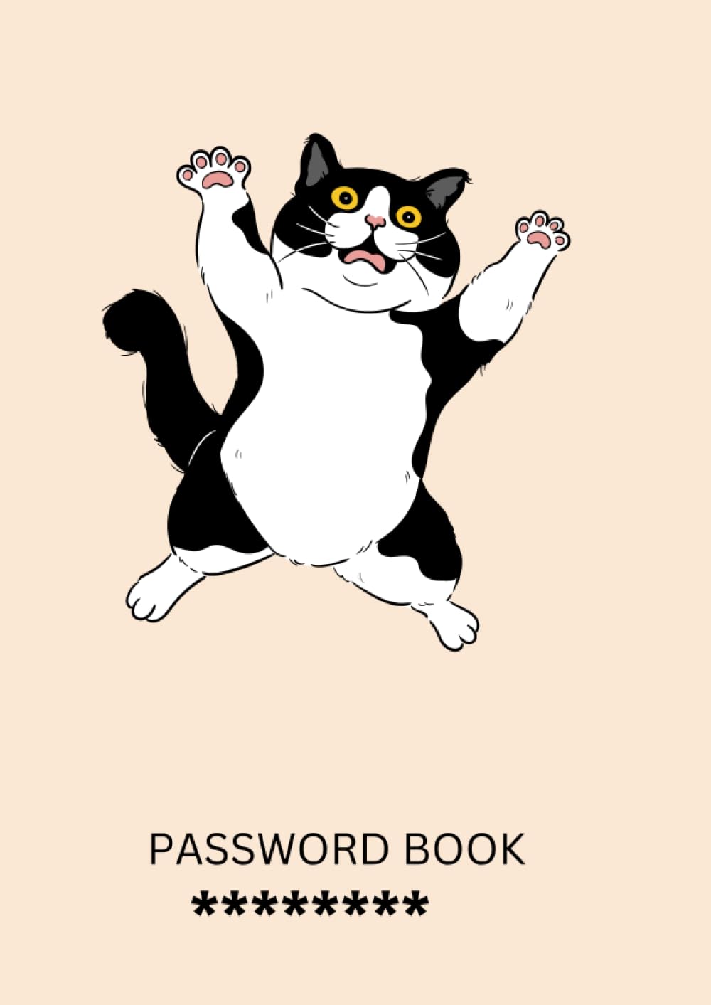 Password Book with Tabs & Cute Cats: A5 Format | With Alphabetical Tabs ...