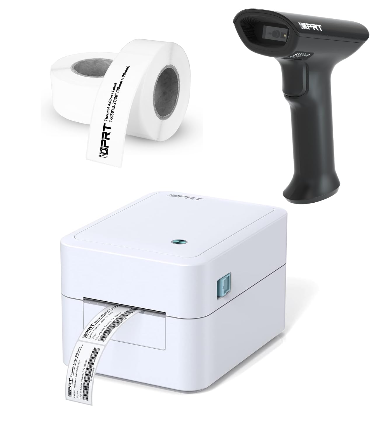 Amazon.com: iDPRT Thermal Label Printer SP320E with iDPRT 1D 2D Barcode ...