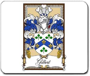 Amazon.com: Gilbert Family Crest Coat of Arms Mouse Pad : Office Products