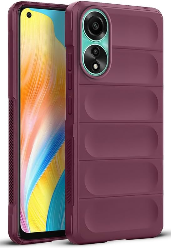 Mr. Case Silicone Back Cover Case for Oppo A78 4G | Comfort Grip Soft ...