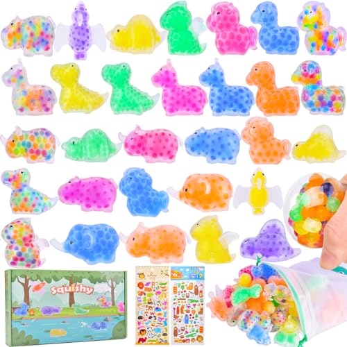 Animal Squishy Toys, 48 Pack Squishies Ball With Mini Balls Squeeze Toy ...
