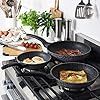 ProCook Granite - Set Poêles - Série 3 pièces - 20cm 24cm 28cm ...