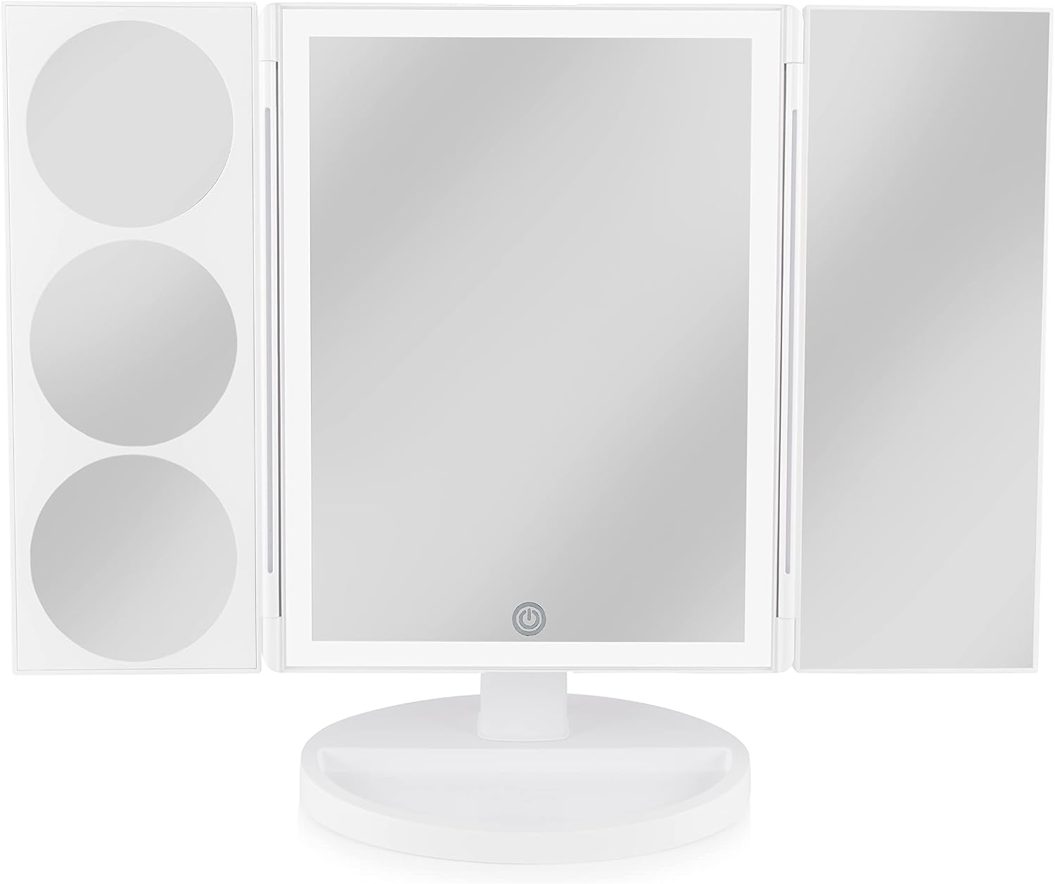 Amazon.com: Rio Make Up Mirror Large Full Size Tri-Fold with Dimmable ...
