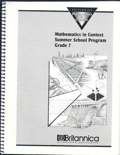 Mathematics in Context Summer School Program - Grade 7: The Mathematics ...