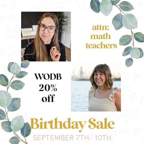 #27 Which Ones Doesn't Belong Birthday Party with Juliana | Math Chat ...