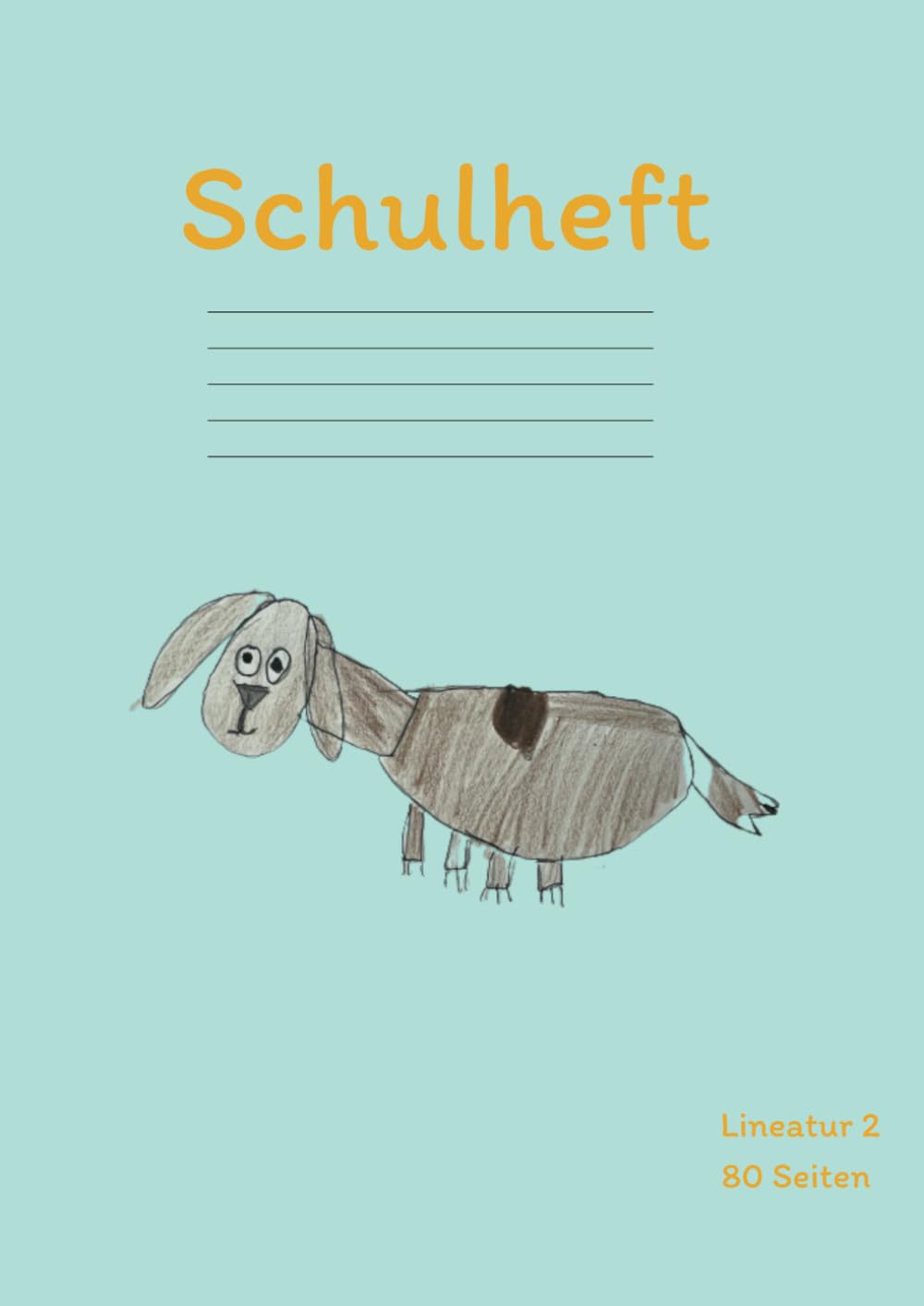 Amazon.com: Schreibheft Deutsch Lineatur 2: Schreibheft Grundschule 80 ...
