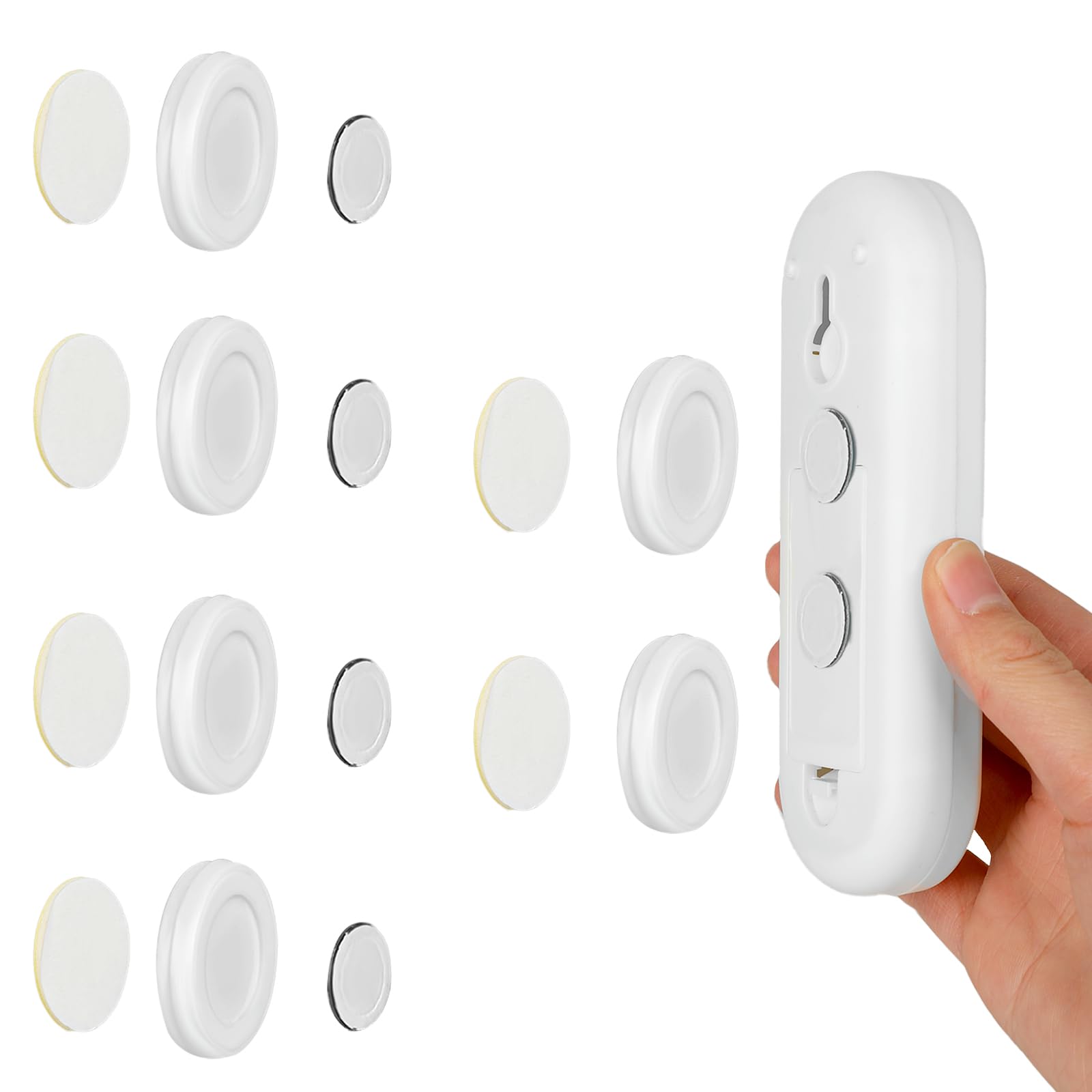 Amazon.com: Dimeho Magnetic Remote Control Holder Wall Mount Holders ...