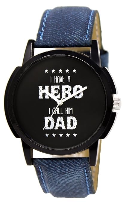 Buy Pushkar Store | Black Hero Dad Analog Watch for Men | (LR07) at ...